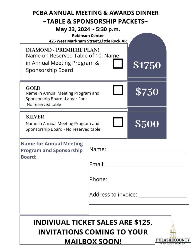 Pulaski County Bar Association - Pulaski County Bar Association